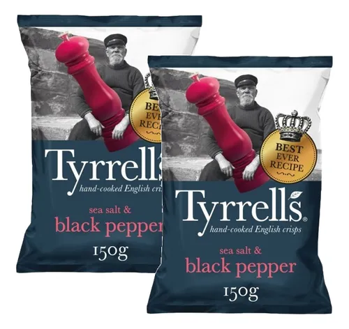 2 Batata Frita Pimenta Do Reino Sal Marinho Tyrrells 150g ... 2 Batata Frita Pimenta Do Reino Sal Marinho Tyrrells 150g ...