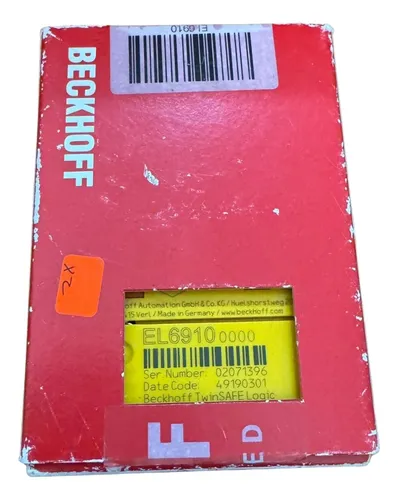 Beckhoff El6910 Ethercat Terminal Communication Interface Envío Gratis