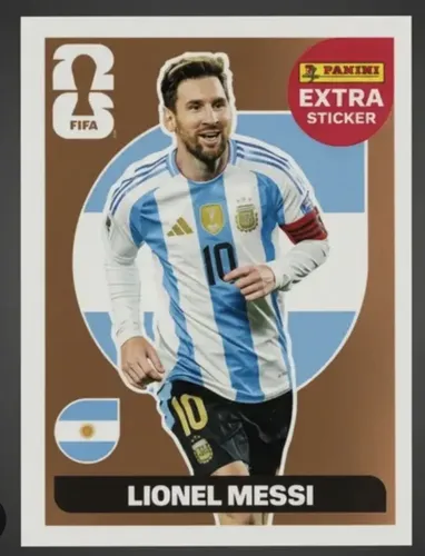 Messi Extra Sticker Bronce Panini Copa Del Mundo 2026 | Cuotas sin interés