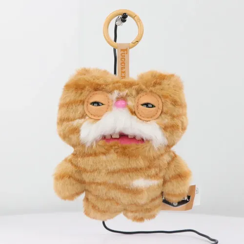 Llavero De Peluche Fuggler Alley Cats White Monster Keychain | MercadoLibre