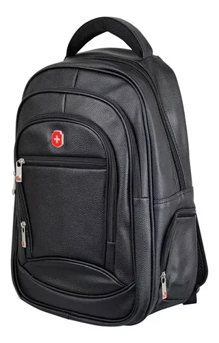 Mochila Suiza Para Portátil Para Hombre En Color Pu Yins Diseño De