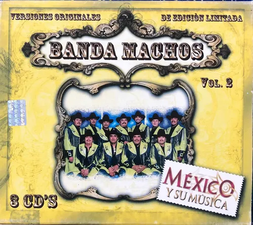 Banda Machos 3 Cds Vol 2 México Y Su Música Mercadolibre