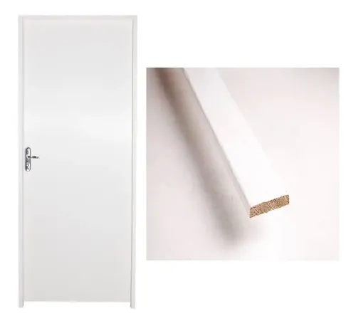 Kit Porta Drywall Primer Semi-pronta Completa Com Guarnição Branco ...