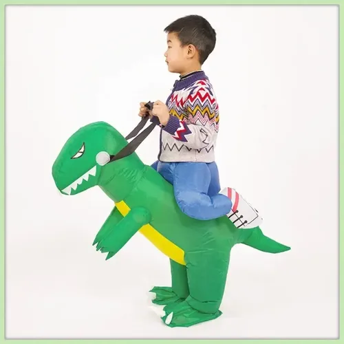 Disfraz Infantil De Dinosaurio De Videojuegos Inflable Para Fiesta ...