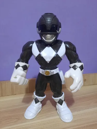 Ranger Preto Power Rangers Mega Mighties Playskool 25cm Hasb | MercadoLivre