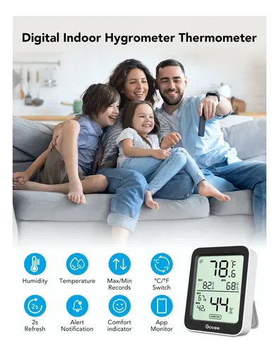 Termohigrametro Govee H5075 3 Unidades Bluetooth Lcd | Cuotas sin interés