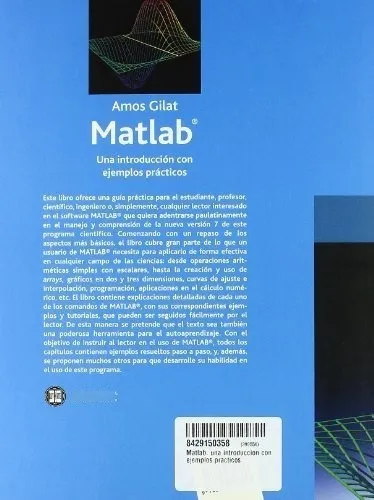 Matlab. Una Introduccion Con Ejemplos Practicos -.. en venta en Punta ... Matlab. Una Introduccion Con Ejemplos Practicos -.. en venta en Punta ...