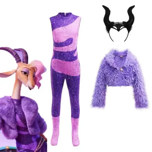 Disfraz Niña Gacela Zootopia Cosplay Navidad Halloween Escen | Envío gratis