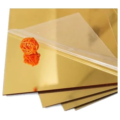 Lamina De Acrílico Espejo Color Gold/oro De 30x30 Cm | MercadoLibre