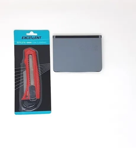 Almofada P/carimbo Helios Carbex + Estilete 18mm C/2 Lâminas | MercadoLivre