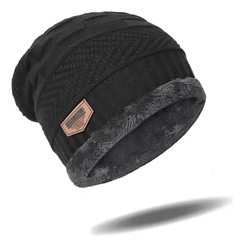 Touca De Inverno Forrada Soft Malha Suave Gorro Frio Intenso Mercadolivre