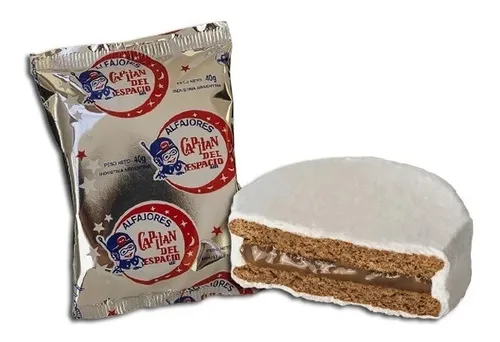 Caja De Alfajores Capitán Espacio Blancos 36 Unidades Mercadolibre