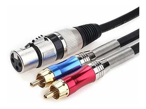 Tisino Hembra Xlr A Doble Cable Y Rca, Desequilibrado 1 Xlr | MercadoLibre Tisino Hembra Xlr A Doble Cable Y Rca, Desequilibrado 1 Xlr | MercadoLibre