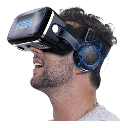 Óculos Realidade Virtual Vr Controle Tudo Original Na Caixa
