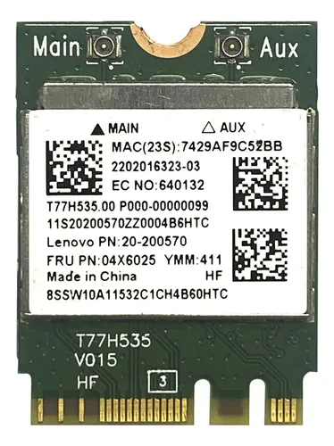 Placa Wifi Dual Realtek M2 Rtl8192eebt Wcbn801l-e2 | Mercadolibre