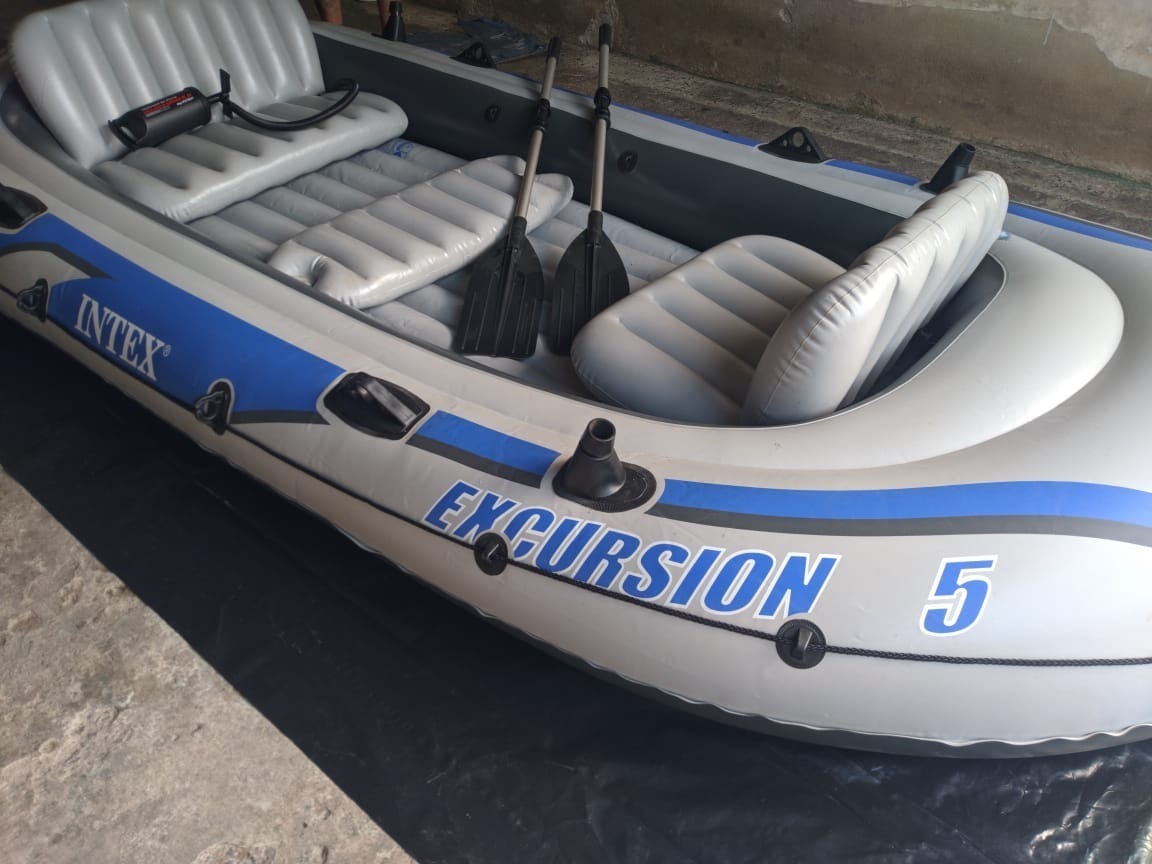Bote Inflável Excursion 5 - Intex | Mercado Livre Bote Inflável Excursion 5 - Intex | Mercado Livre