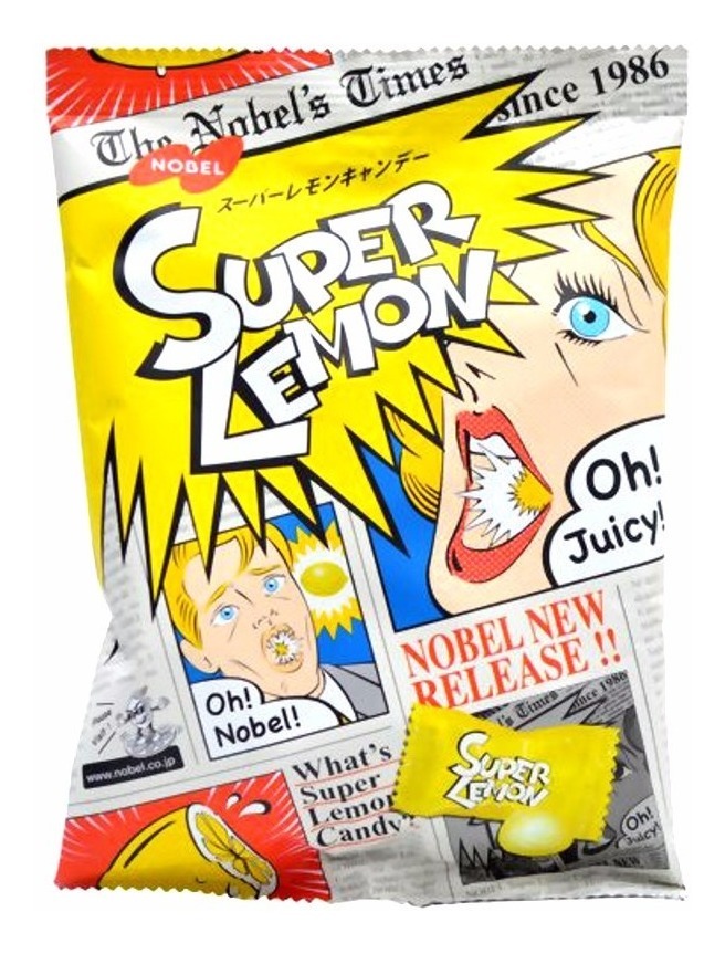 Bala Super Lemon Soda Doce Japones Azeda 2x Pacotes Hachi8 Mercado Livre