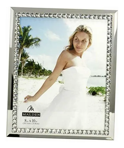 Malden International Designs Mirror Picture Frame, 8 X 10 Color ...