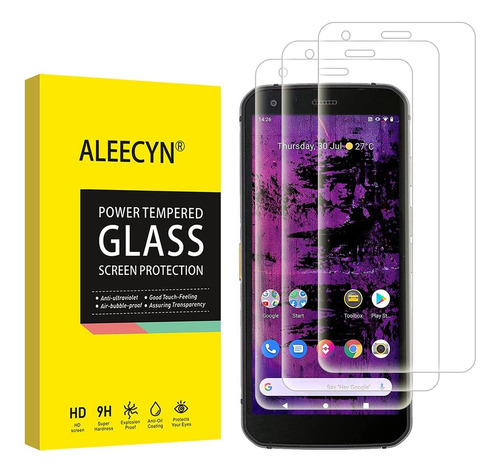 Protector De Pantalla Para Cat S62 Pro Templado 3 Unidades Cuotas Sin