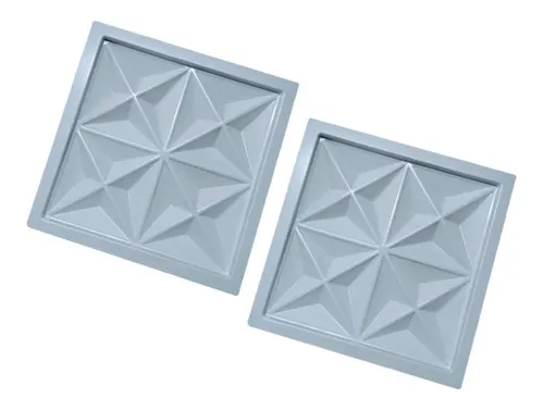 Kit 2 Moldes Abs 2mm Para Placas De Gesso 3d Mini Estrelas ... Kit 2 Moldes Abs 2mm Para Placas De Gesso 3d Mini Estrelas ...