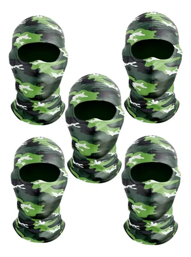 Kit 5 Balaclavas Touca Ninja Bandana Uv50+ Vários Modelos Nf | MercadoLivre