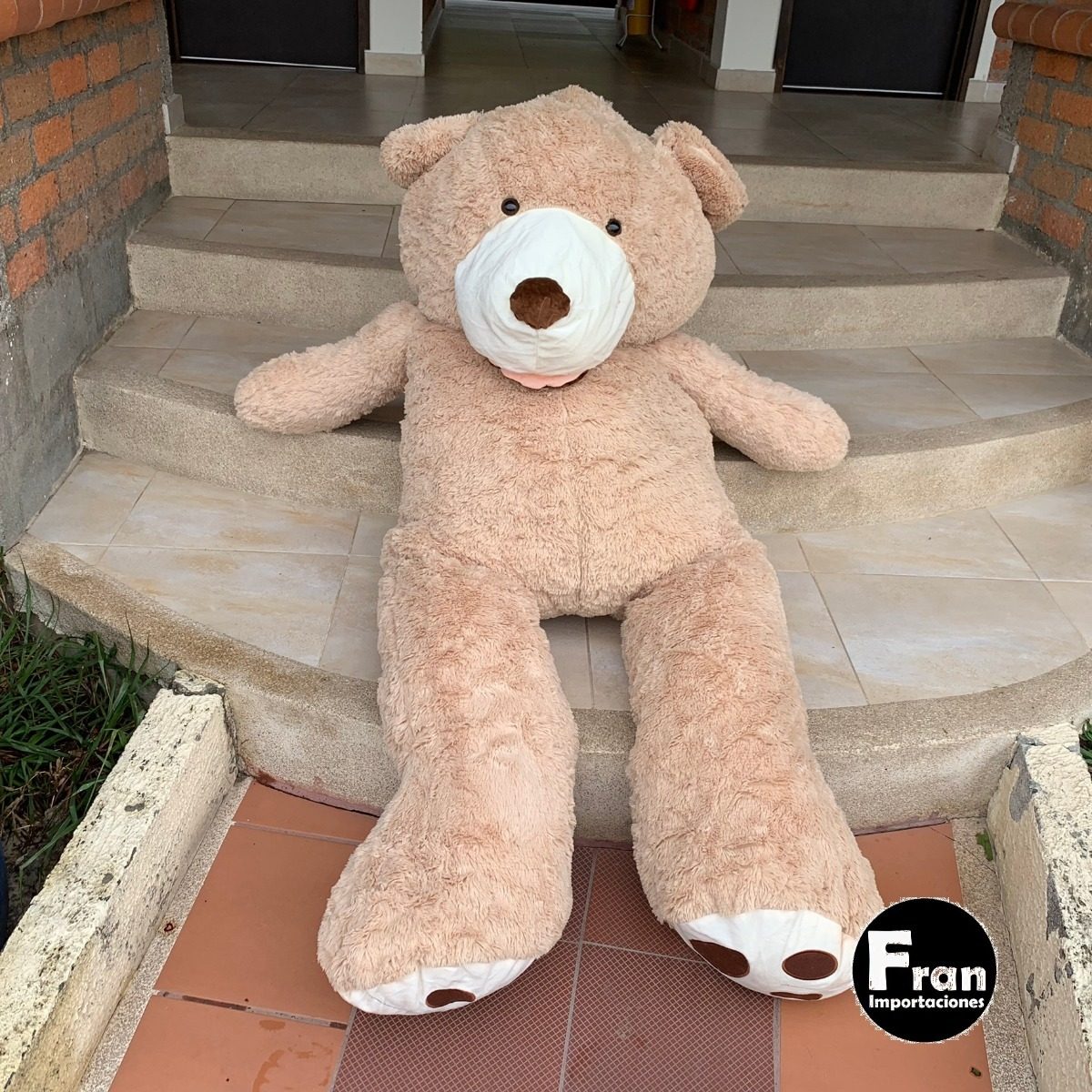 Peluche 1 M Metro Grande Oso De Peluche Beige Osito Mercado Libre