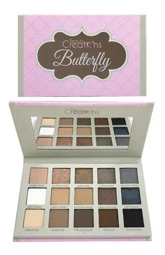 Paleta De Sombras Butterfly De Beauty Creations Color De La Sombra