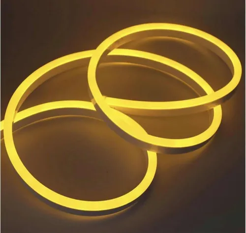 Tira Neon Led Led 5m 12v Ip64 Melech Luz Amarillo