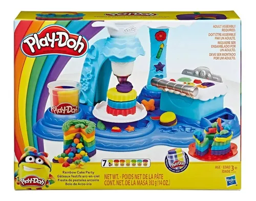 Play Doh Fiesta De Pasteles Arcoiris 392g Hasbro | Envío gratis