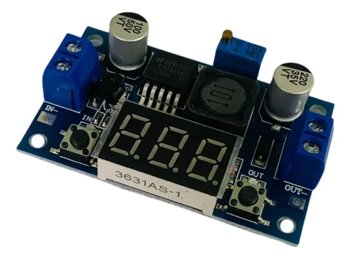 Regulador De Tensão Lm2596 Ajustável Dc Dc Display Step Down Mercadolivre