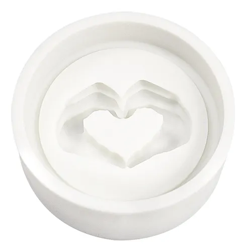 Molde Con De Corazón Molde Con De Corazón De Silicona Molde | Cuotas ...