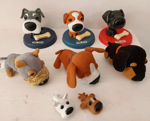 Colección The Dog Gamesa Figuras Y Peluches 8 Piezas | MercadoLibre