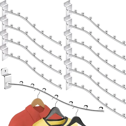 Exhibidor De Ropa Gancho Curvo Para Ropa, Blusas, 10 Piezas | Cuotas ...