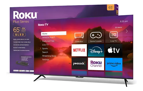 Roku Smart Tv - 65-inch Plus Series 4k Qled Rokutv | MercadoLibre