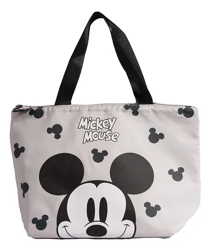 Miniso Lonchera Disney Mickey Mouse Tipo Tote Con Siluetas Y Miniso Lonchera Disney Mickey Mouse Tipo Tote Con Siluetas Y