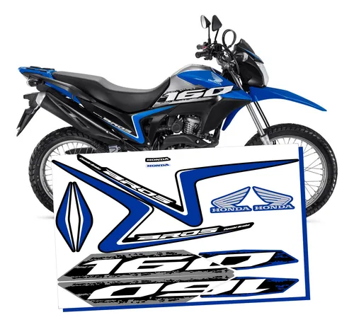 Kit Faixas Adesivos Bros 160 Esdd 2020 2021 Azul Kit Faixas Adesivos Bros 160 Esdd 2020 2021 Azul