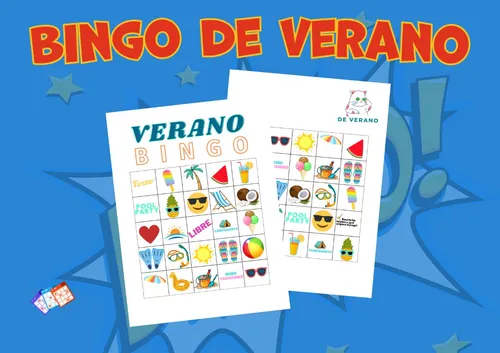 Bingo Imprimible De Verano | Cuotas sin interés Bingo Imprimible De Verano | Cuotas sin interés