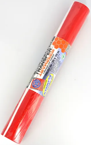 Rollo De Papel Mica Adhesiva Contac Transfer Color 35cmx10m Rojo ...