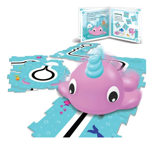 Juguete Coding Critters Go Pets Dipper The Narwhal, 14 Pieza | Meses sin interés