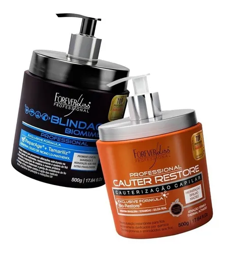 Forever Liss Cauter Restore Blindagem Capilar 500g Parcelamento Sem