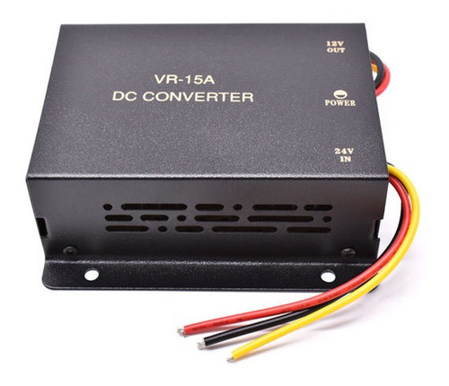Convertidor De 24v A 12v 15amp Camion Cuotas Sin Interés