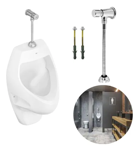 Kit Conjunto Mictorio Cerâmica Sifonado Eco Branco Celite | Frete grátis Kit Conjunto Mictorio Cerâmica Sifonado Eco Branco Celite | Frete grátis