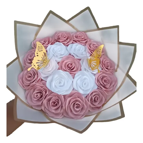 Ramo De 20 Rosas Eternas De Liston | Meses sin interés