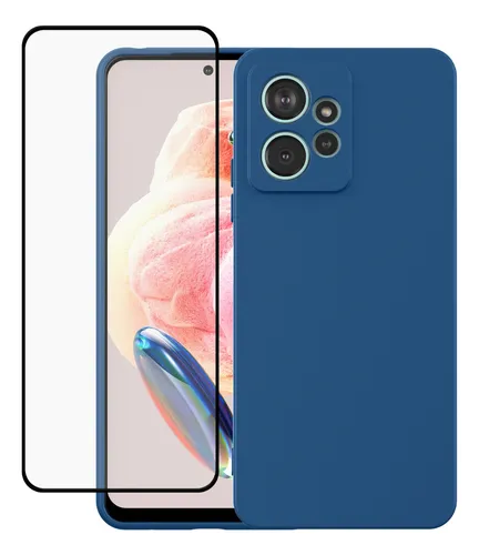 Funda Para Redmi Note 12 4g Silicona Mica Cristal Templado Envío Gratis
