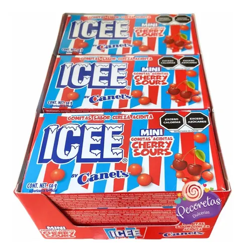Icee Cherry Sours Mini Gomitas Canels, Caja Con 9 Piezas | MercadoLibre