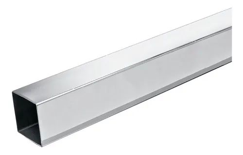 Perfil Tubo Quadrado Inox 40 X 40 Mm X 1 Mm (parede) - 2,0 M | Frete grátis