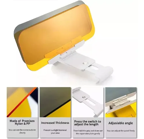 Extensor De Visor Solar Dia E Noite Para Carro | MercadoLivre