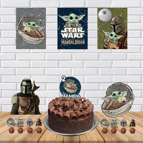 Kit Aniversário Star Wars Groku Mandalorian Só Um Bolinho | MercadoLivre