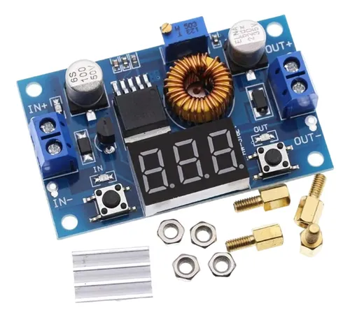 Regulador De Tensão Ajustável Lm2596 Dc Dc Display Step Down