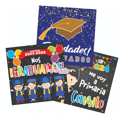 Lona Decorativa Para Graduación Personalizada 1mt X 1mt | Meses sin interés Lona Decorativa Para Graduación Personalizada 1mt X 1mt | Meses sin interés